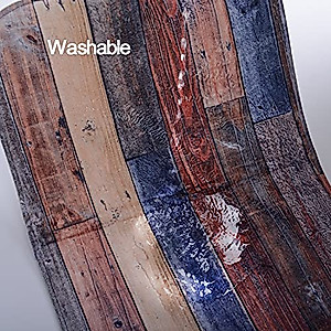 Flannel Mat Non Slip Bright 3D Print for Bedside and Living Room,Clearance MatS Absorbent Moisture Dust Forlaundry Room,Bath Rugs Sponge Foam Soft for Bathroom and KitchenRustic Old Wooden Board