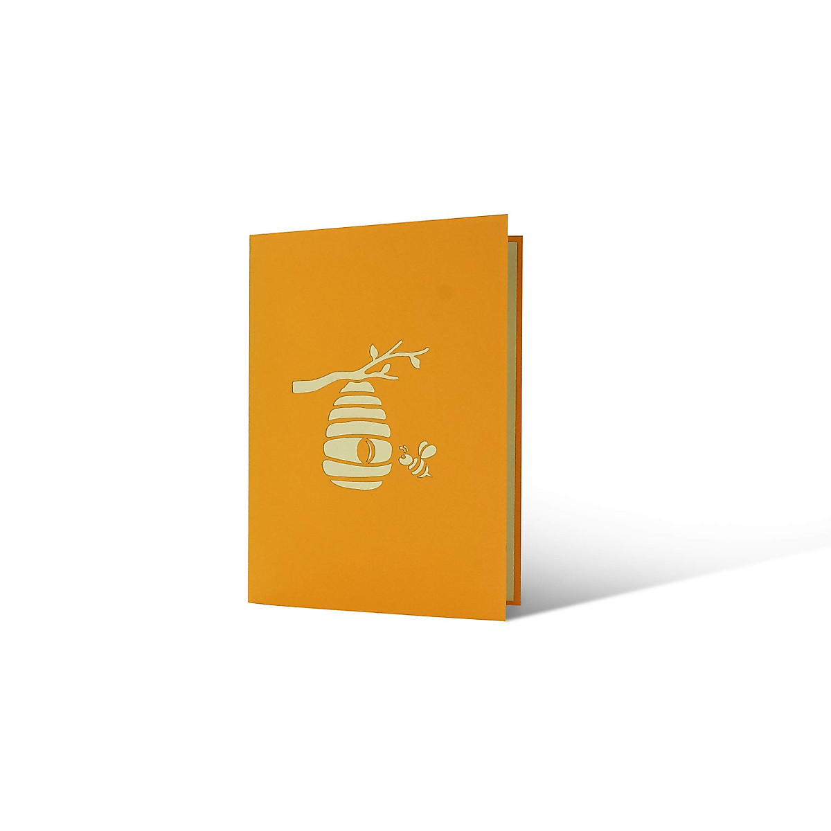 Diese-Klappkarten Birthday Card HappBEE Birthday | Pop up Happ Birthday Card featuring a 3D Bee on a Flower | Funny Bee Hive Greeting Card or Birthday Gift Voucher, G27