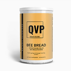 Bee Bread Powder Vita Pure | 100% Fermented Bee Pollen (Bee Pearl) - Natural Superfood with Bee Pollen, Nectar, Royal and Enzyme Blend - Freeze Dried Extract of Bee Bread Supplement -Pure Organic