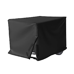SHINESTAR Universal Generator Cover 26 x 20 x 20 inch - for 3000-5000 Watt Portable Generators, for Westinghouse, Champion, WEN, DuroMax and More, Heavy Duty Waterproof 600D Polyester, Black