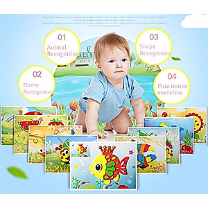 Ahua 3D EVA Foam Stickers for Toddlers 20PCS DIY Cartoon Animal Painting Stickers Preschool Art Class Drawing Sticker Puzzle Art Craft Kit for Kids Boys Girls Age 3,4,5