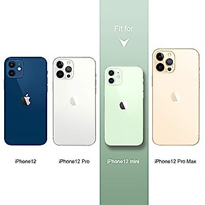 ULAK Compatible with iPhone 12 Mini Wallet Case with Card Holders for Women, Designed PU Leather Flip Wallet with Kickstand Card Slot, Protective Phone Cover for iPhone 12 Mini, 5.4inch, Mint Flower