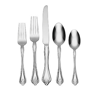 Oneida Boutonniere Flatware, 20 Piece, Silver