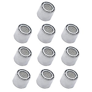 Prastic Faucet Aerator, Faucet Flow Restrictor Replacement Parts Insert Sink Aerator for Bathroom or Kitchen (10pcs)