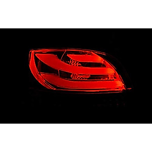LED Rear Lights VR-934 Tail Light Assembly Tail Lamp 1 Pair Driver And Passenger Side Complete Set Smoke Bar compatible with Peugeot 206 1998 1999 2000 2001 2002 Hatchback 3 Doors 5 Door