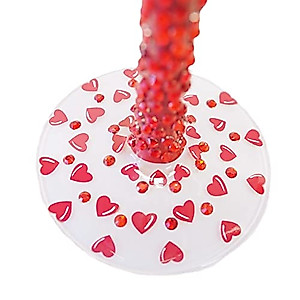 LOLITA Red Hot Wine Glass, 8.5 x 8.5 x 22.5 cm, Multi-Colour