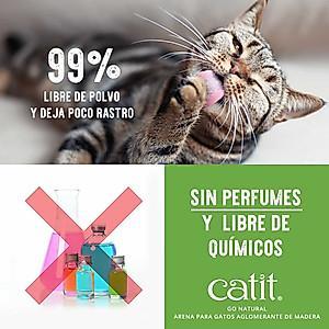 Catit Go Natural Wood Clumping Cat Litter 6.4 lb