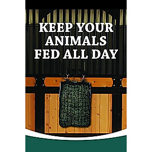 Kensington Slow Feed Hay Bag With Extra-Durable Nylon Straps Designed for Better Digestion, Colic-Free Feeding