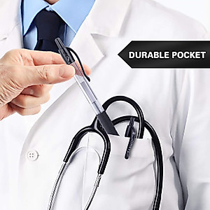 Tanmit Gel Pens Retractable Black Ink Rollerball Pens, Fine Point Ballpoint Writing Pen for Office - 0.5mm Tips with Comfort Grip (18-Pack)