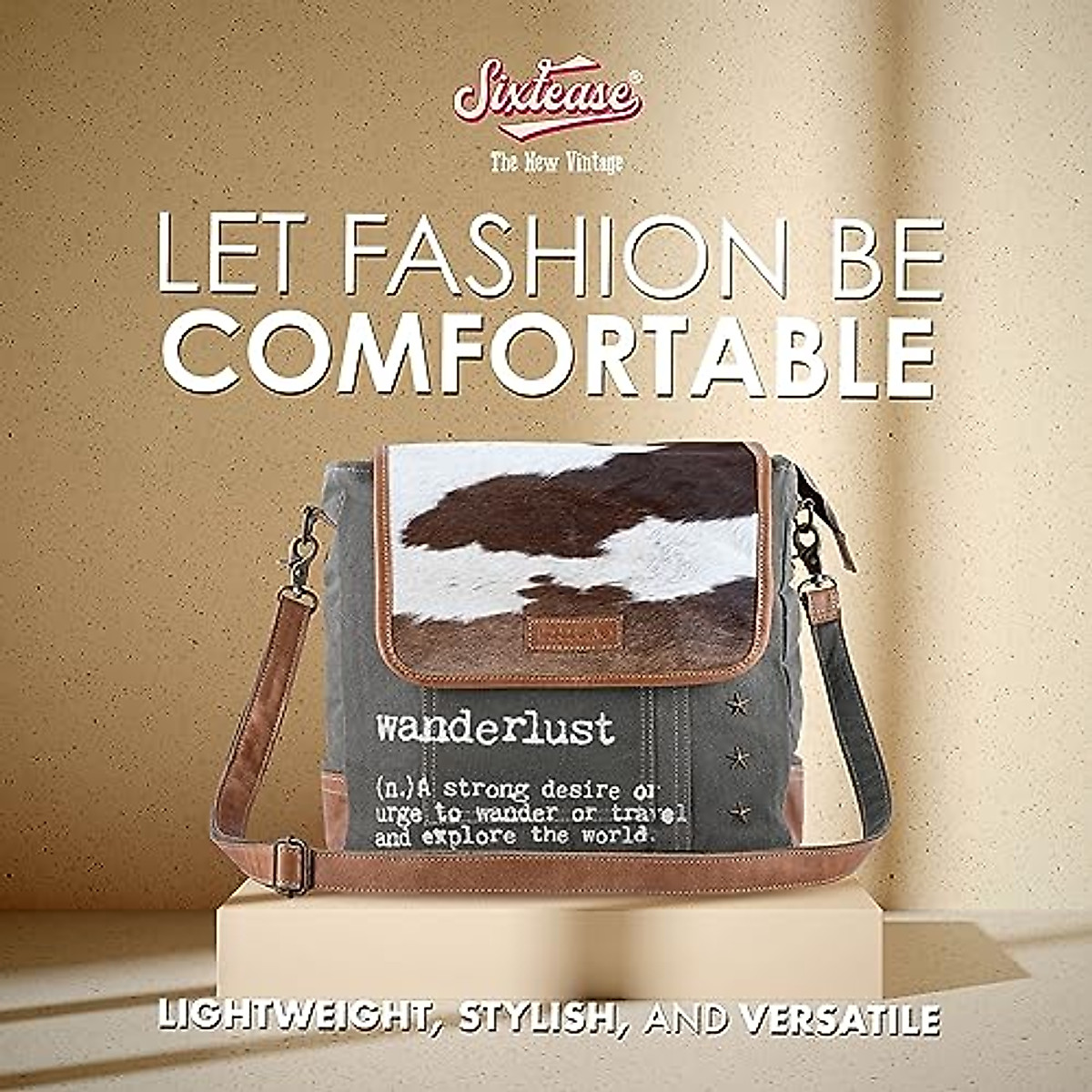 Womens Shoulder Bag by Sixtease - Handmade Vintage Style Bags - Wanderlust