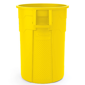 Suncast Commercial Products 55 Gallon Utility Trash Can, Blue, TCU55BL