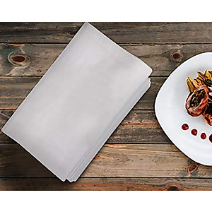 Urban Villa Dinner Cloth Napkins 100% Cotton Hotel Quality, Size 18x18 Inches, Set of 12, White