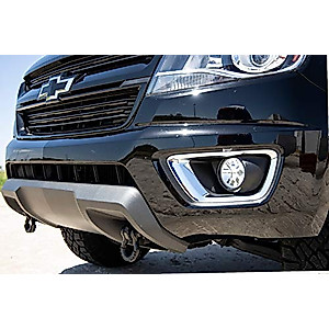 Rough Country Tow Hook Shackle Mounts for 2015-2022 Colorado/Canyon - RS166,Black