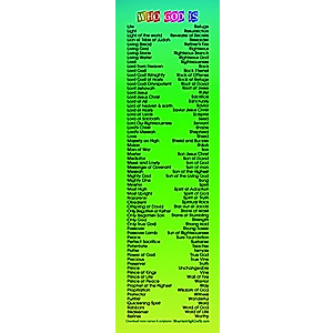 Who God is Bookmark, 270 Names of God - Set of 10 Bookmarks
