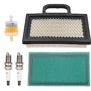 Aulavik 499486 499486S 698754 Air Filter for B&S 499486S 499476S 698754 691007 695667 18-26 HP intek V-Twins Lawn Mower & 273638 273638S Pre Cleaner 808656 Fuel Pump
