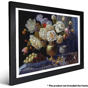 Ginfonr DIY 5D Diamond Art Kits for Adults, Flowers Fruit Table Diamond Painting for Adults, Diamond Art Plants Full Drill, Diamond Art Kits Embroidery Rhinestone Craft for Home Wall Decor 12*16 Inch