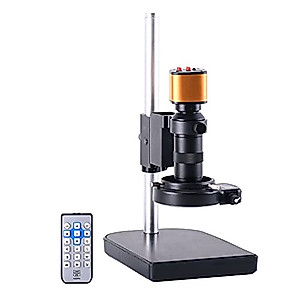 SDGH 16MP Stereo Digital USB Industrial Microscope Camera 150X Electronic Video C-Mount Lens Stand for PCB THT Soldering