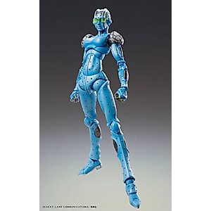 Medicos JoJo’s Bizarre Adventure Part 6: Chozo Kado Stone Free Super Action Statue Figure, Multicolor