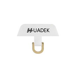 HUADEK Universal Phone Tether Tab Phone Strap Connector for Cell Phone Safety Lanyard Tab for Straps (Universal-ConTag（White） X1)