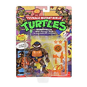 Teenage Mutant Ninja Turtles: 4” Original Classic Storage Shell Donatello Basic Figure by Playmates Toys