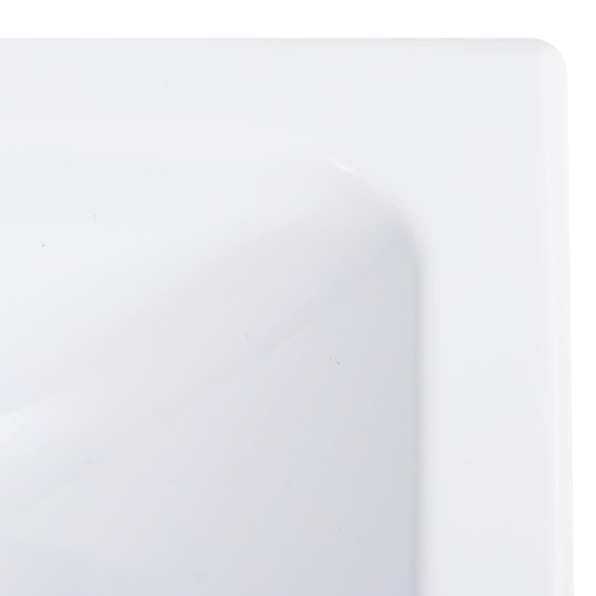 Wash Basin 15.7"x8.7"x3.5" SMC White,Durable Bathroom Wash Basin with Faucet Hole for Countertop or DropIn Installation Bath Fixtures，Bathroom Sinks