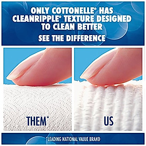 Cottonelle Ultra ComfortCare Toilet Paper, Bath Tissue, 12 Double Toilet Paper Rolls