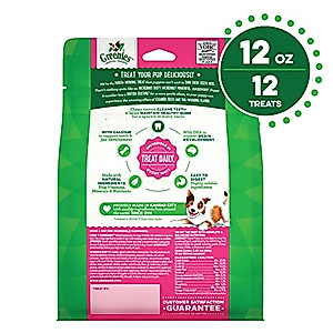 Greenies Puppy 6+ Months Regular Natural Dog Dental Care Dog Treats, 12 oz. Pack (12 Treats)