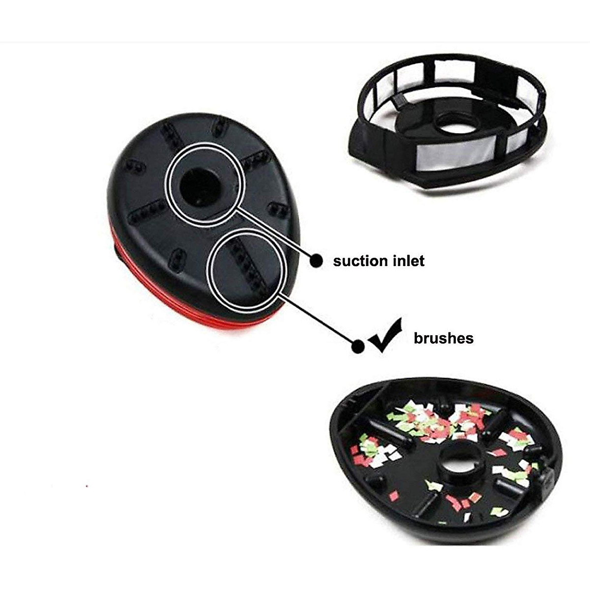 Ladybug Vacuum Cleaner - Mini Vacuum Cleaner Portable Corner Desk Vacuum Cleaner Mini Cute Vacuum Cleaner Dust Sweeper 2Pcs