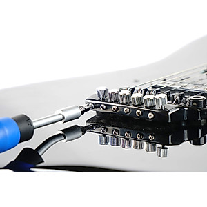 MusicNomad KEEP IT SIMPLE, SETUP (KISS)™ Starter Kit Bundle - 6 pc. Gauge Set, 26 pc. Guitar Tech Tool Set, 11 pc. Truss Rod Wrench Set (MN609)