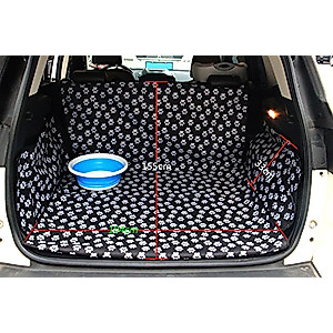 Pet Dog Trunk Cargo Liner - Oxford Car SUV Seat Cover - Waterproof Floor Mat for Dogs Cats - Washable Dog Accessories