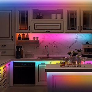 abtong USB Powered LED Strip Light TV Backlight 9.8FT/3M RGB Led Lights Waterproof USB Lights Strip with RF Remote TV/PC Background Bias Lighting Cuttable Strip Lights for Indoor DIY Decoration