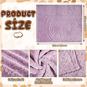 Reginary 6 Pieces Pet Fluffy Dog Blanket, Soft Warm Fuzzy Blankets for Small Medium Large Pet Plush Fleece Throws Puppy Kitten Sleep Mat Bed Covers for Dog Cat Animals, 24 x 32 Inch