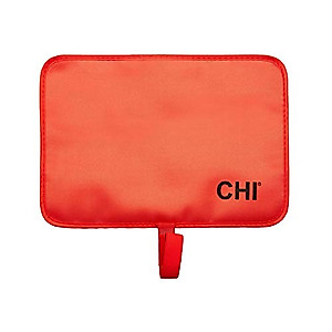 Chi Air Ca1038 Texture Tourmaline Ceramic Curling Iron 1 1/2 Inch, , Fire Red