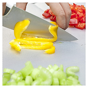 Mind Reader E-Z Board Disposable Plastic Cutting Board, 20 Square Feet, Easy Clean-Up and Convenient Use, Ideal for Camping, Hunting, Boating, and For People With Food Allergies, Clear