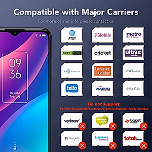 TCL 30 SE |2022| Unlocked Cell Phone 4+128GB, 6.52" Android Phone GSM Unlocked Smartphone with 50MP Camera, 5000mAh, Single SIM, US Version, Atlantic Blue (Not Support Verizon/Boost/5G)