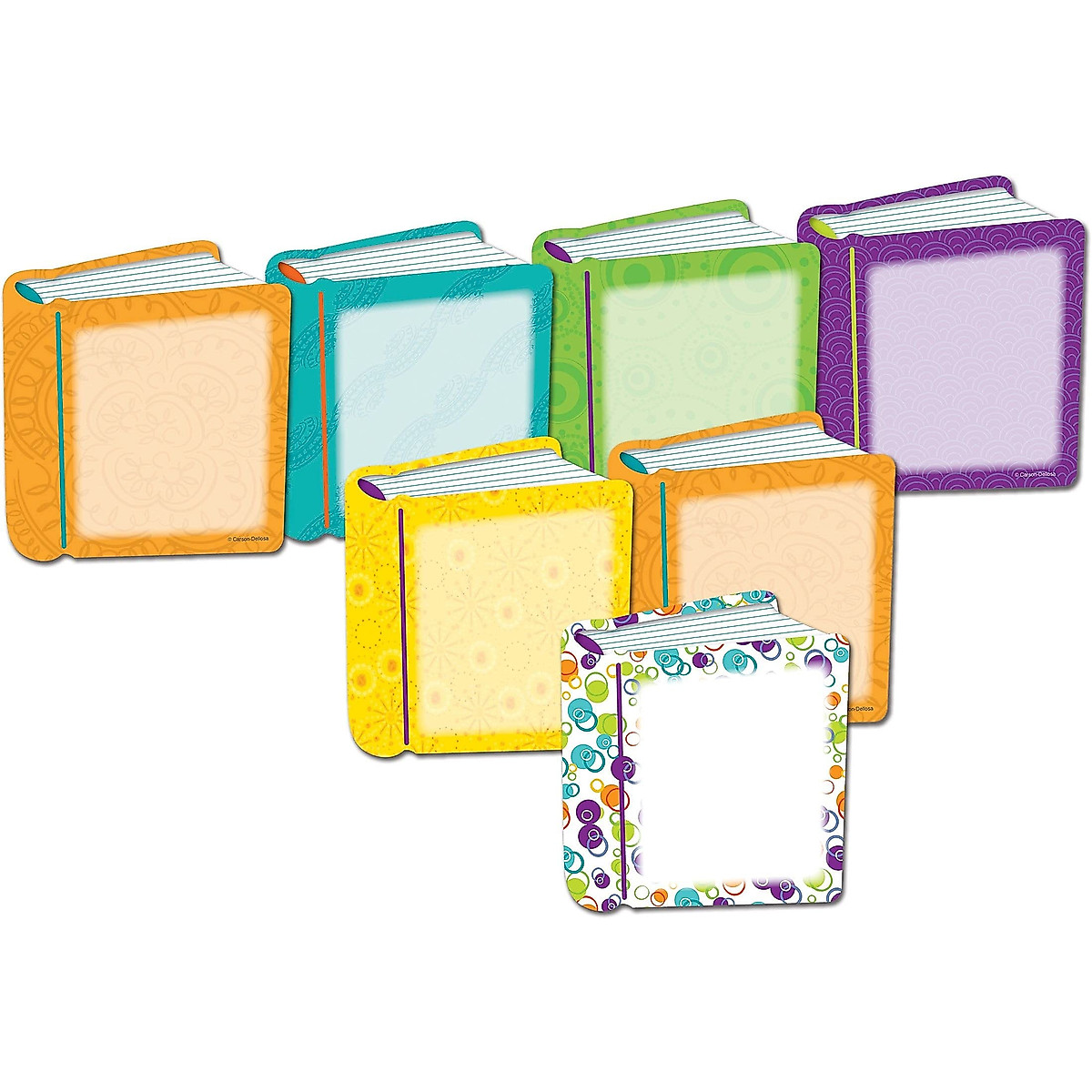 Carson Dellosa Books Cutouts, 36 Book Cutouts for Bulletin Board, Library Décor, Classroom Décor, Book Classroom Cut-Outs, Reading Comprehension Cutouts for Classroom Bulletin Board Decorations