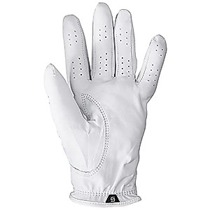 Under Armour Spieth Tour Glove - 1363656-100 - White/Black - LXL