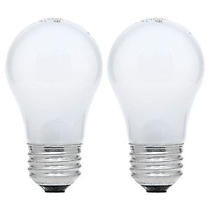 Sylvania Soft White Incandescent A15 Bulb, Medium Base | 15 Watts/120 Volts | 2-Bulbs Per Pack (2-Bulbs Total)
