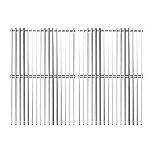 SafBbcue 7639 Stainless Steel Cooking Grates Replacement for Weber E-310 E-320 S-310 Spirit II E-310 SP320 Spirit 700 Series Genesis Silver/Gold B/C 45010001 46510001 7526 7638 7525