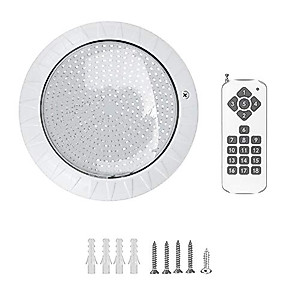 Waterproof Led Light Led Pool Lights, with Remote Control Underwater Led Lights, AC12V for Pool for Fountains Park Garden