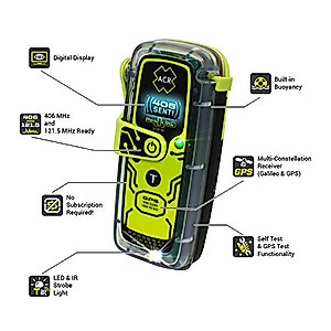 ACR ResQLink View - Buoyant Personal Locator Beacon with GPS for Hiking, Boating and All Outdoor Adventures (Model PLB 425) ACR 2922