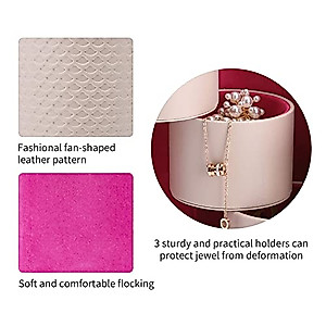 Vlando Viaggio Small Jewelry Case Box, Travel Essential Accessories for Women, Gifts for Travelers Couples Mom Friends