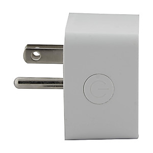 Satco S11270 Starfish 3-Inch On/Off and Dimmer WiFi Smart Plug Outlet, Works with Siri, Alexa, Google Assistant, SmartThings, White