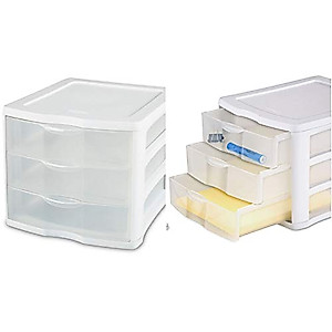 3180-17918004 Clearview Portable 3 Storage Drawer Organizer Cabinets – QQ16