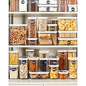 ZWILLING Fresh & Save CUBE Storage Organizer, 5-Piece Medium Set, Pantry Organizers and Storage, Plastic, BPA-Free Airtight Dry Food Storage Container for Storing Almonds, Banana Chips, Nuts and more