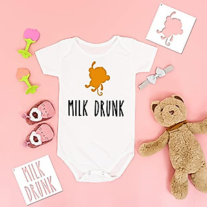 22 Pack Cute Baby Shower Stencils for Onesie Decorating Kit, Boy Girl Shirt Fabric Stencils for Clothes Phrases Mixed Animals Pattern Templates for Onesies Bibs Bodysuit Bags Shirts Shoes (Baby)