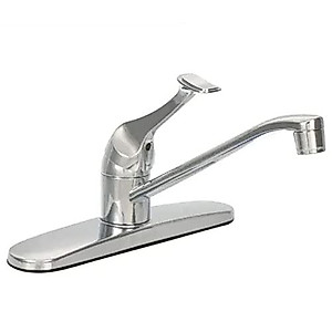 Single-Handle Standard Kitchen Faucet in Chrome