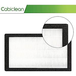 FLT4100 True HEPA Replacement Filter Size E for Guardian Technologies model AC4100 AC4100CA AC4150BL AC4150PCA AC4150P, 3 x Hepa Filter + 9 x Activated Carbon Pre-Filter
