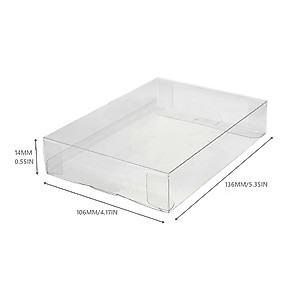 CHILDMORY 10Pcs Clear Protective Box Case Display Sleeve Protector for Playstation PS Vita Games Cartridge Box