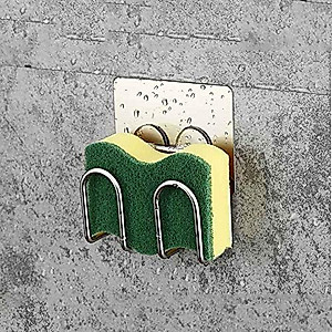 XJJZS Wall-mounted Stainless Steel Drying Pan Pot Rack Cover Lid Rest Stand Spoon Holder Kitchen Tool